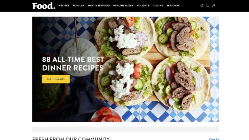 10 Most Popular Recipe Websites for Home Cooks in 2025 - Madeleine Kitchen