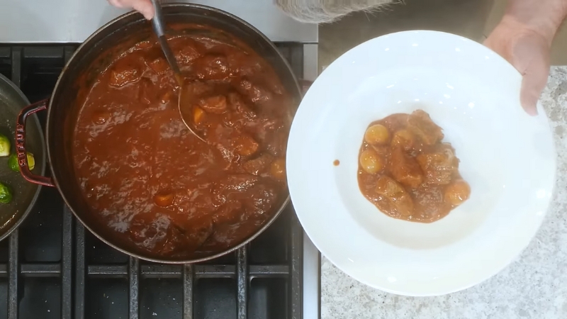 Beef Stew with Canned Meat and Dried Vegetables Recipe - Madeleine Kitchen